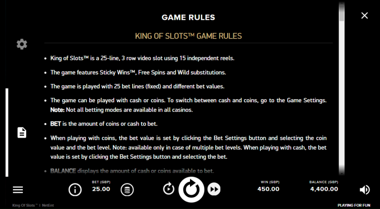 King of Slots by NetEnt ⚜️ 97% RTP & Royal Gameplay